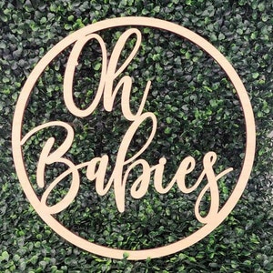 Custom Round Wooden Sign Your Text Here Personalized Laser - Etsy