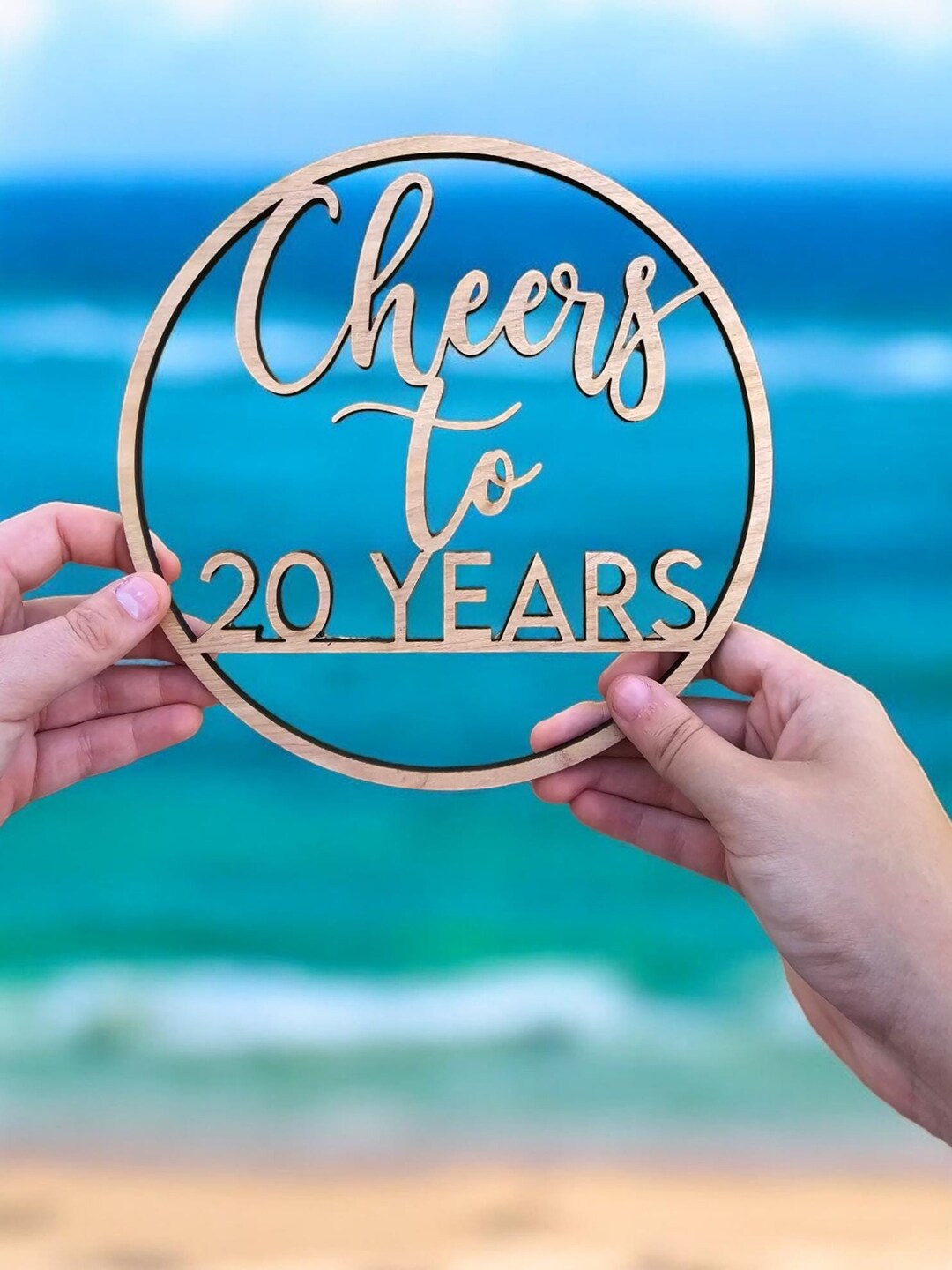 Cheers to 20 Years Sign 50 Year Anniversary Wedding Renewal Vow Renewal ...