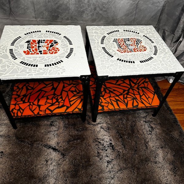 Mosaic Side Table - Etsy