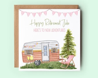 Happy Retirement Card, Personalised Retirement Card With Poem Verse, on ...