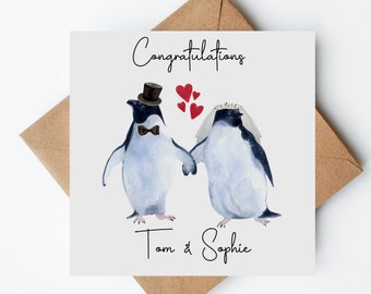 Penguin Wedding - Etsy