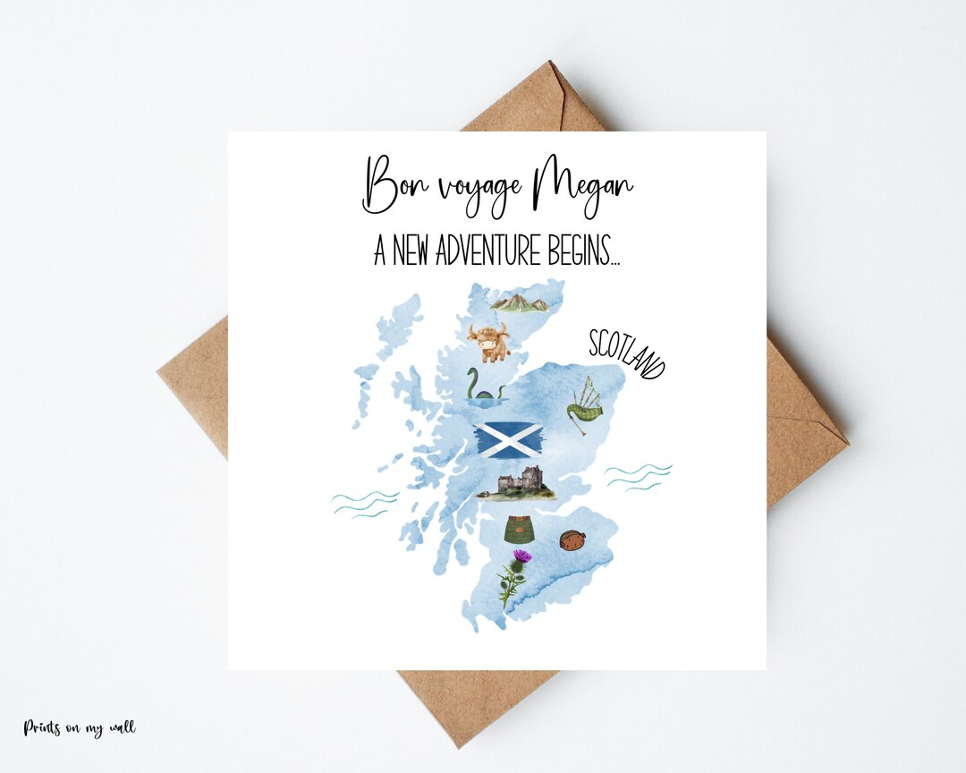 Scotland Card, Moving to Scotland Card, New Adventures Card, Emigrating ...