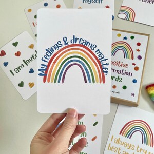 Children's Positive Affirmation Cards,positivity Cards,positive Mindset ...