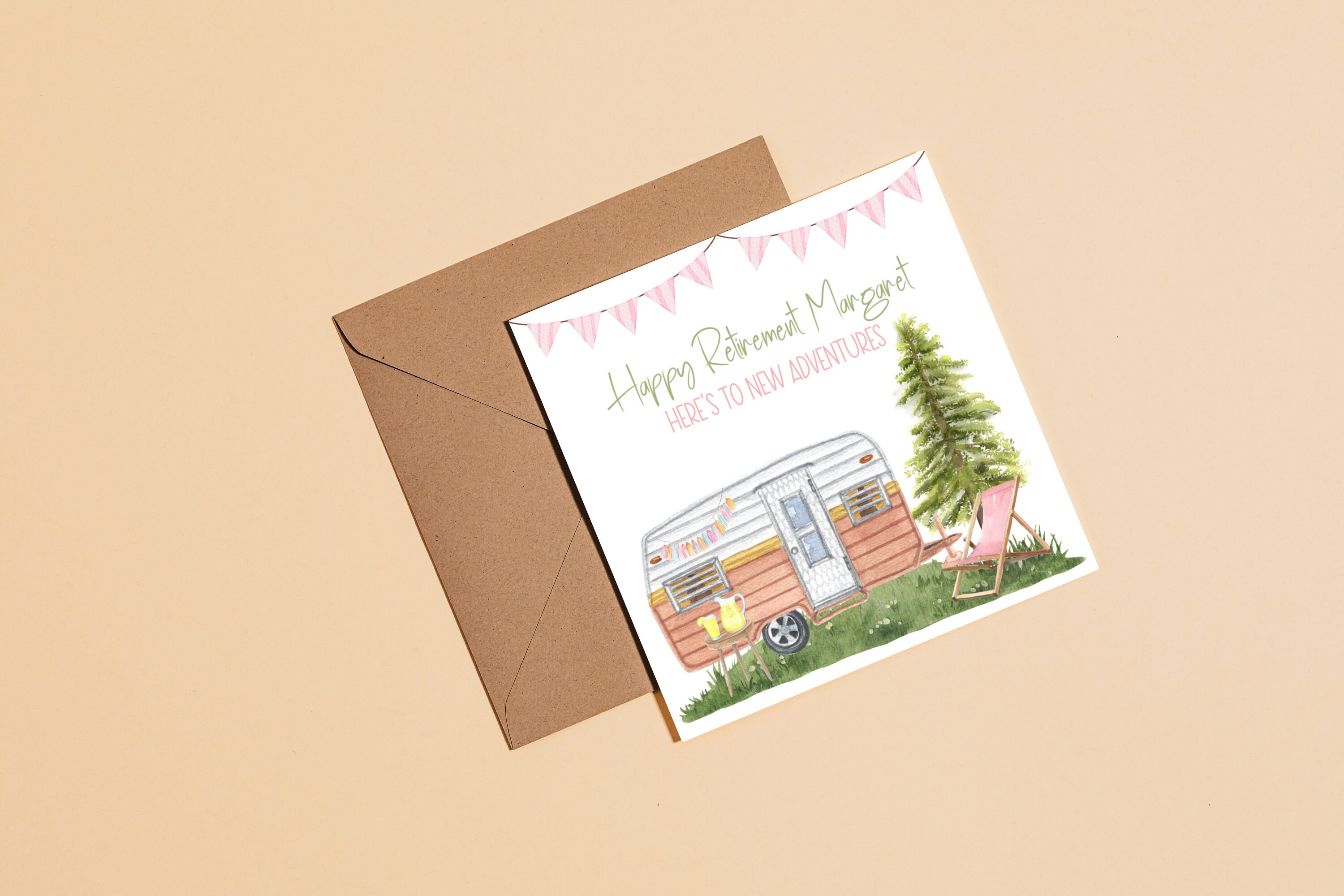 Personalised Retirement Card Caravan Card Campervan Card - Etsy UK