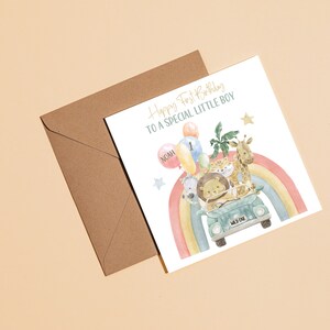 Personalised Wild One Card, First Birthday Card, 1st Birthday Safari ...