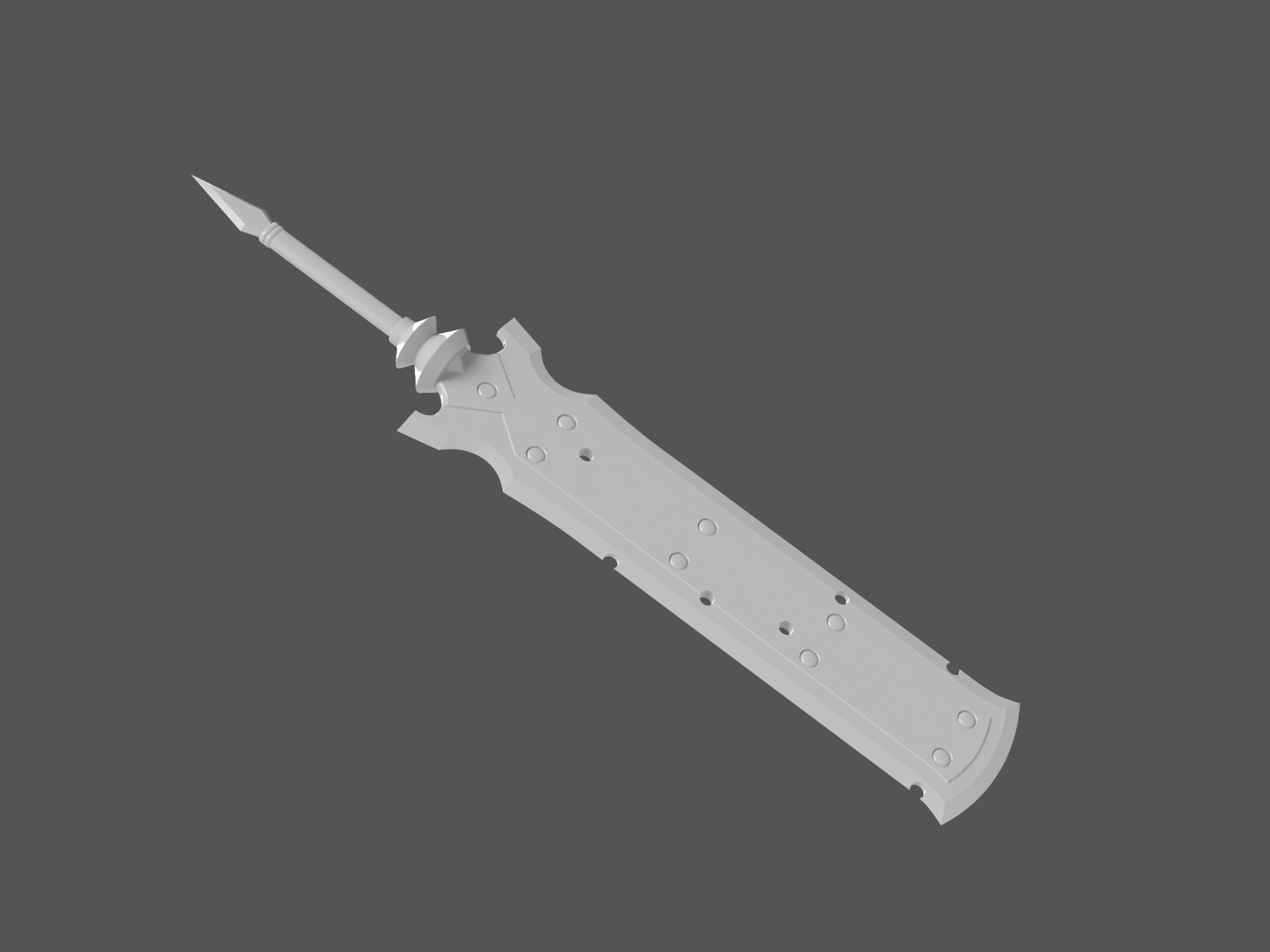 Troubleshooter Sword From DNF Duel [3d Print STL File Only] - Etsy