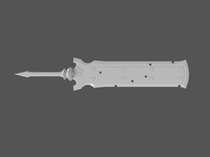 Troubleshooter Sword From DNF Duel 3d Print STL File Only - Etsy