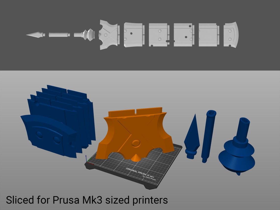 Troubleshooter Sword From DNF Duel [3d Print STL File Only] - Etsy