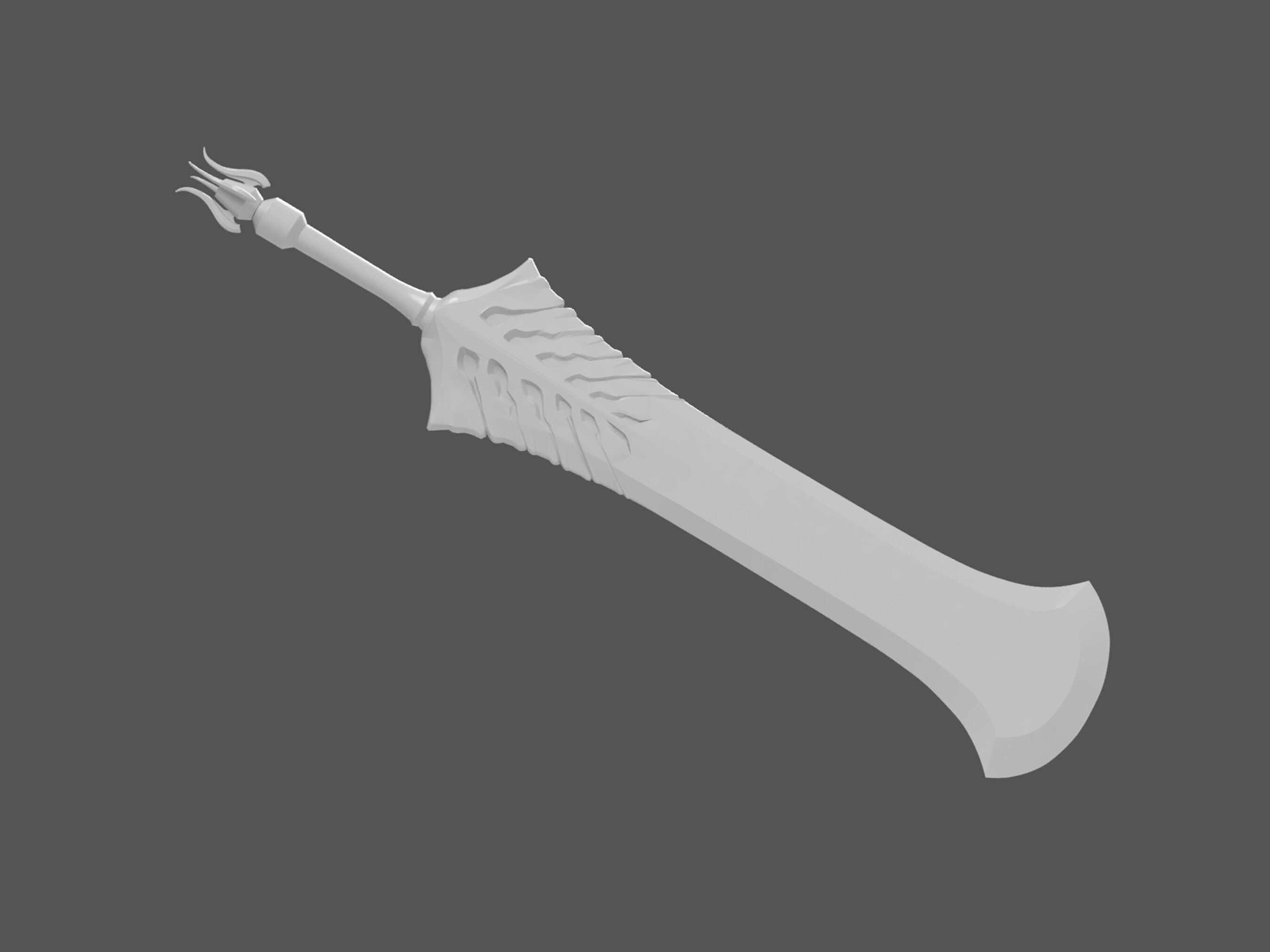 Berserker's Blade From DNF Duel [3d Print STL File Only] - Etsy