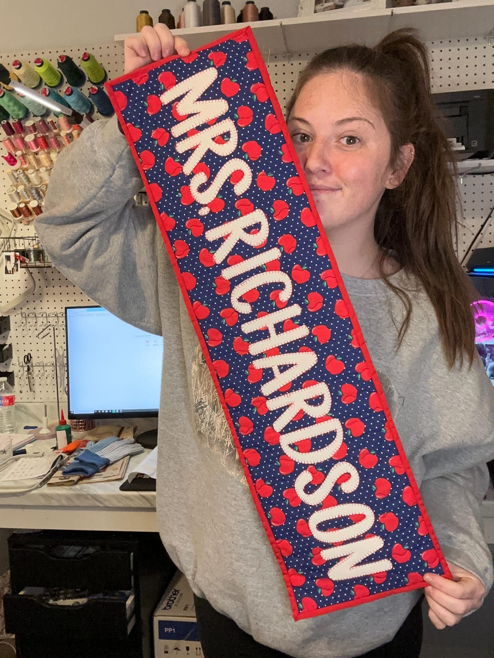 Custom Quilted Name Banner - Etsy
