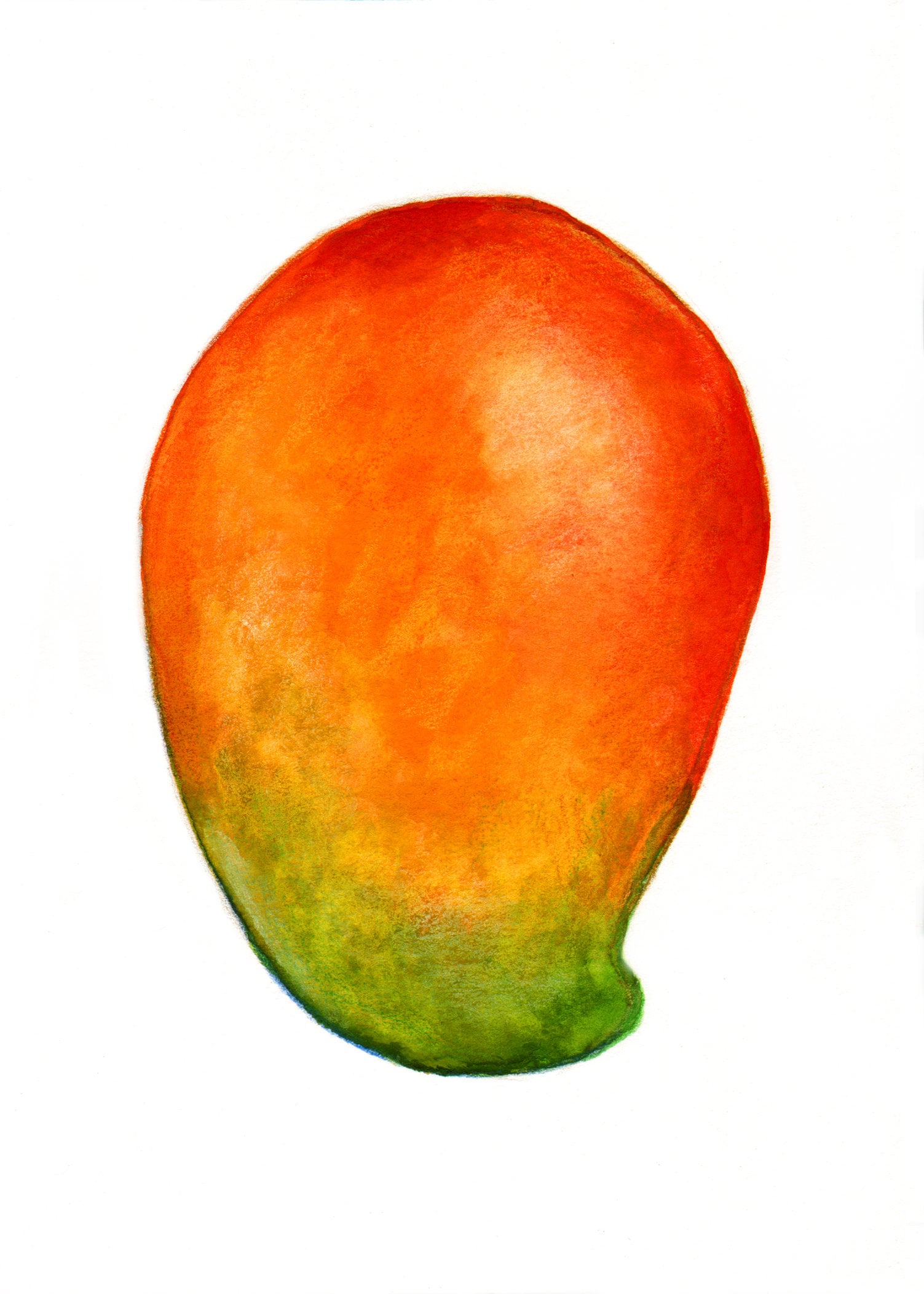 Mango Original Watercolor Painting - Etsy UK