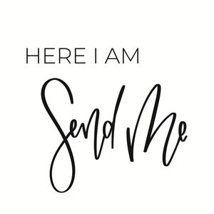 Bible Verse Scripture Art Hand Lettering Digital Print Here - Etsy