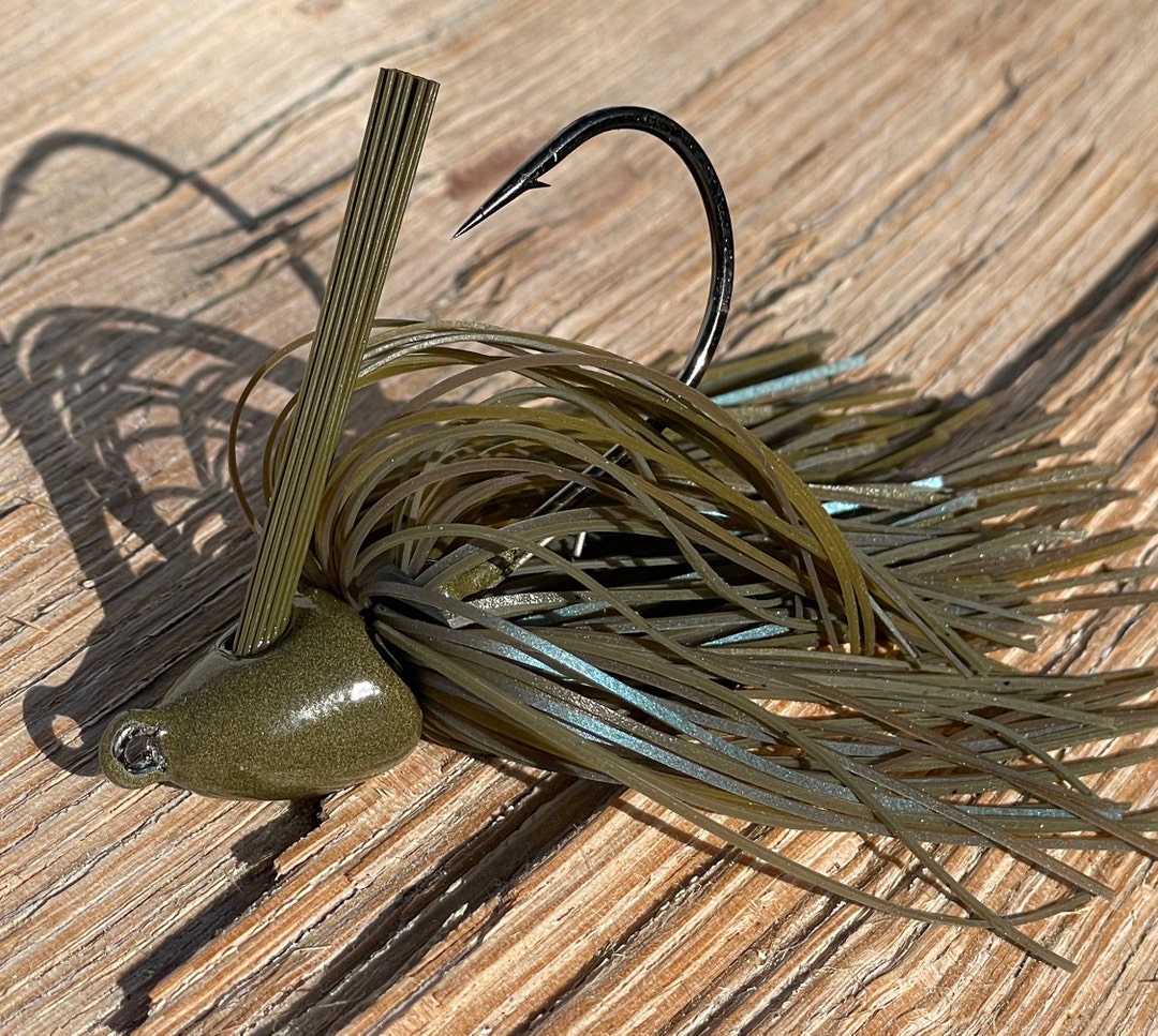 New!! Olive Craw Heavy Cover GRT Jig - Etsy