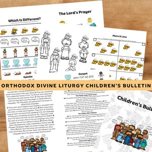 John 7:37-52; 8 12 Children's Orthodox Christian Divine Liturgy Church ...