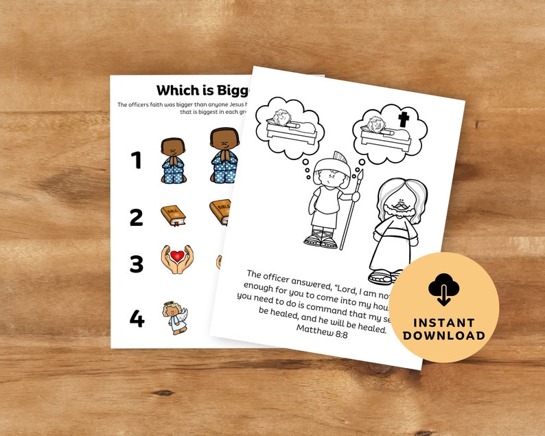 Matthew 8:5-13 Children's Orthodox Christian Divine Liturgy Church ...