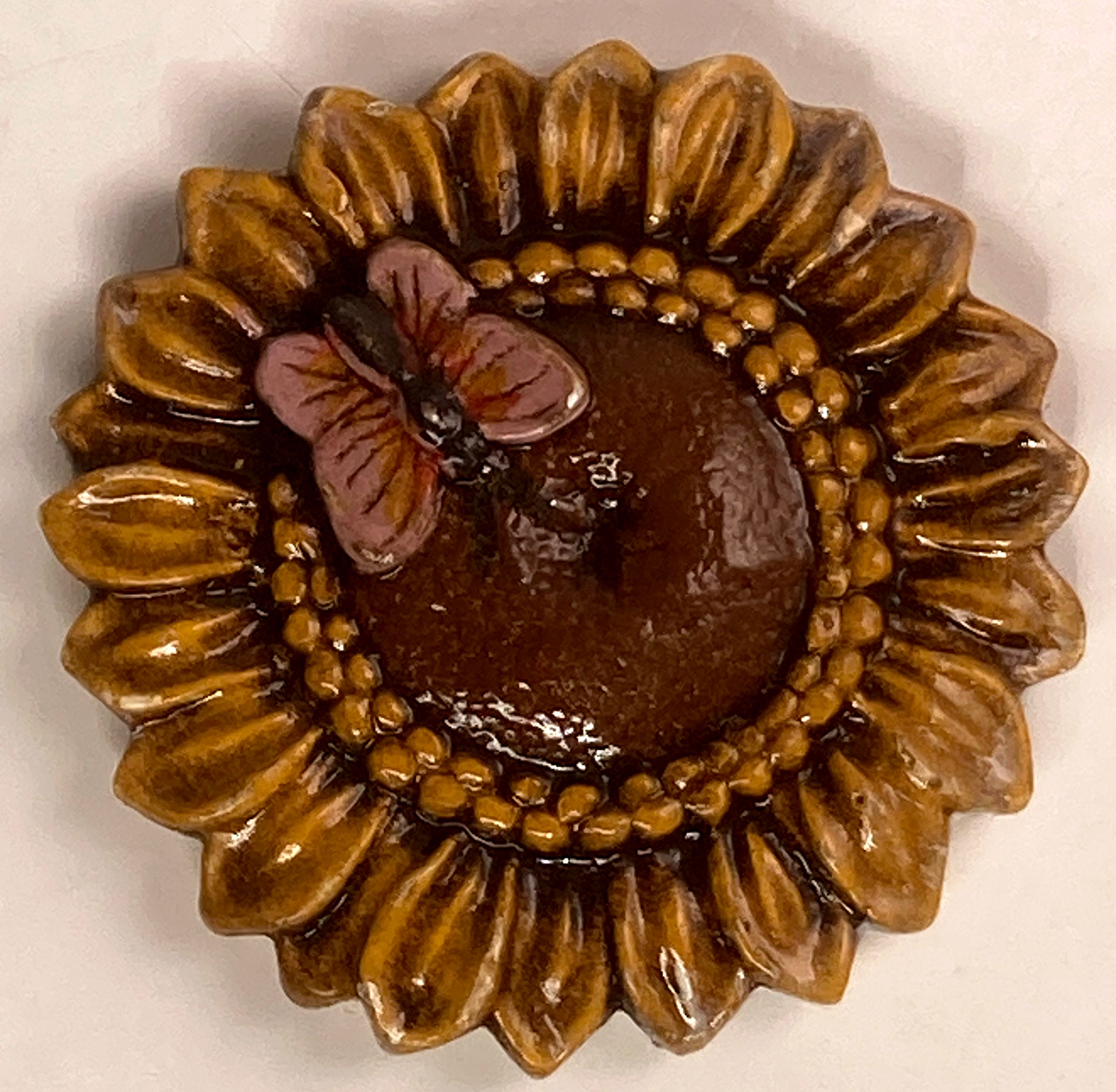 Handmade Sunflower Magnets Butterfly Bee Ladybug - Etsy