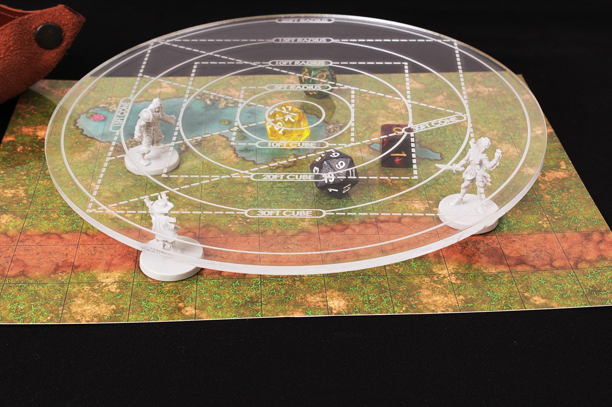 Transparent Dnd Spell Template: Area of Effect Ruler - Etsy