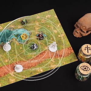 Transparent Dnd Spell Template: Area of Effect Ruler - Etsy