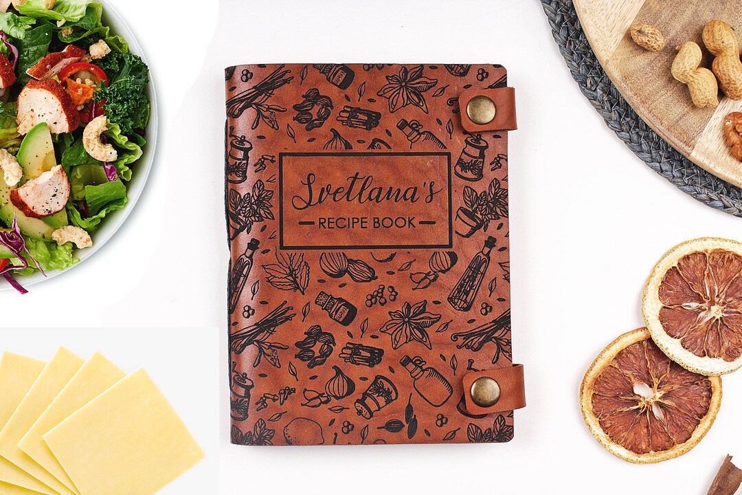Custom Recipe Book, Custom Cook Book, Personalized Recipe Journal, Recipe Book A5 Recipe Journal ...