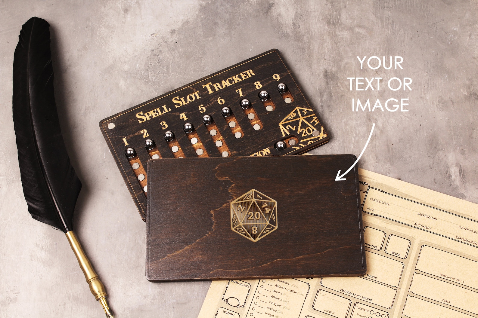 Personalized Dnd 5e Spell Slot Tracker: Dungeons and Dragons - Etsy