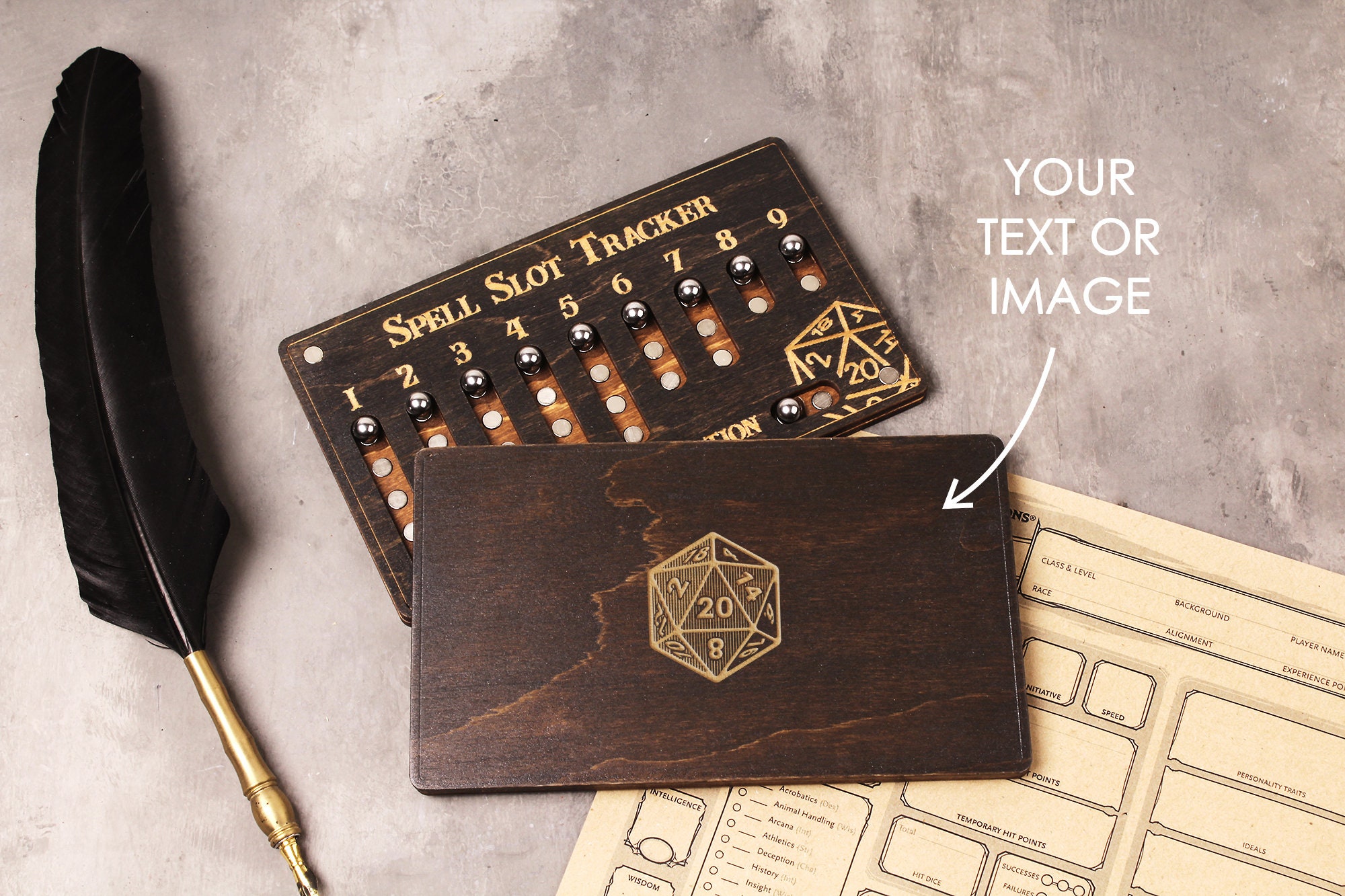 Personalized Dnd 5e Spell Slot Tracker: Dungeons and Dragons - Etsy