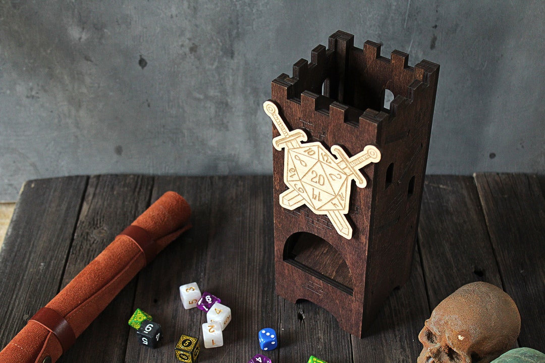 Dice Tower, Customized Dice Tower, Dungeond and Dragons Dice Tower ...