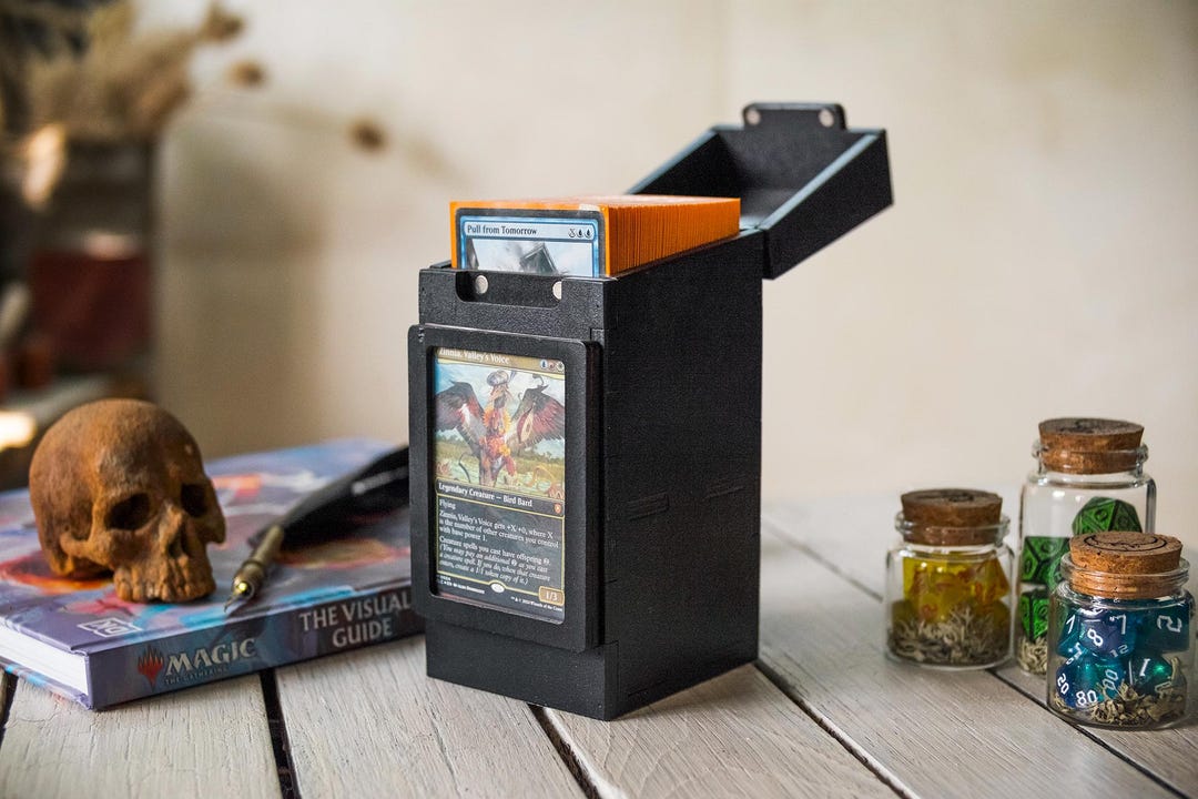 Custom Engraved MTG Commander Deck Box: Magic the Gathering Card ...