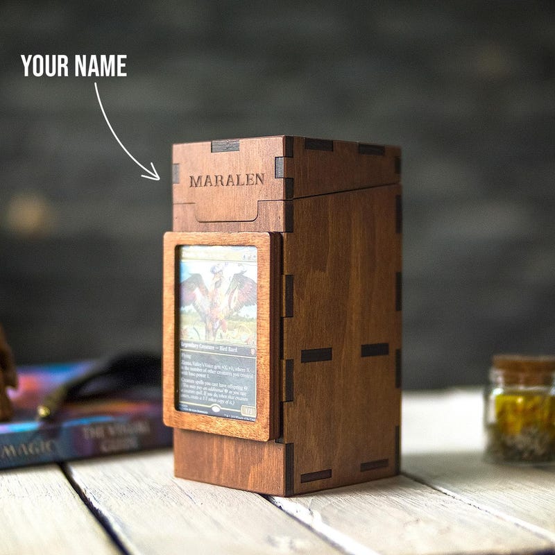 Custom Deck Box Engraved - Etsy
