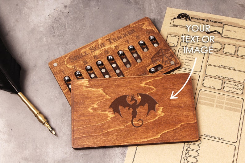 Personalized Dnd 5e Spell Slot Tracker: Dungeons and Dragons - Etsy