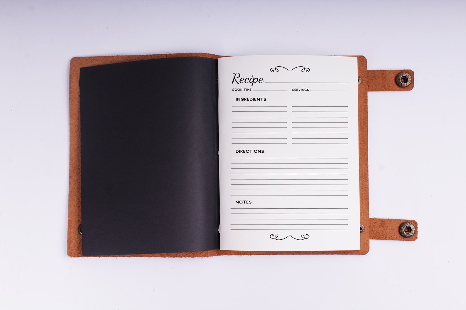 Leather Recipe Journal Personalized Gift Leather Cook Book - Etsy