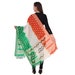 Tri Color Tiranga Cotton Slub Dupatta, Indian Flag Colors Dupatta - Etsy