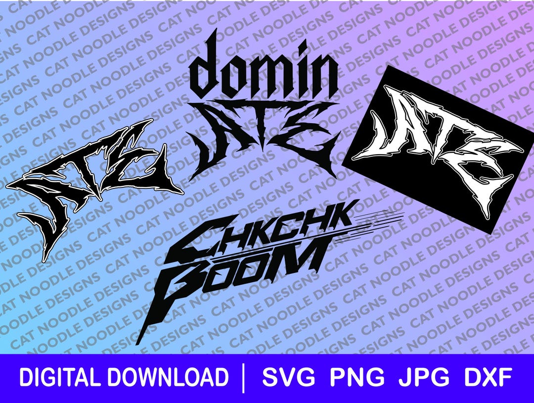 Stray Kids Domin, Dominate, ATE, Chk Chk Boom, Download Files, Dxf, Png ...
