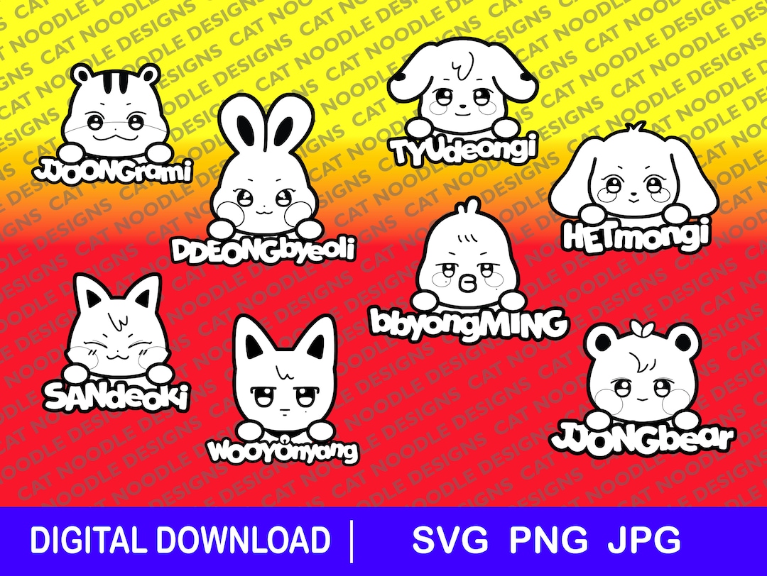 Atineez, Ateez Download, Svg, Jpg, Png, Cricut, Ateez Svg, Kpop ...