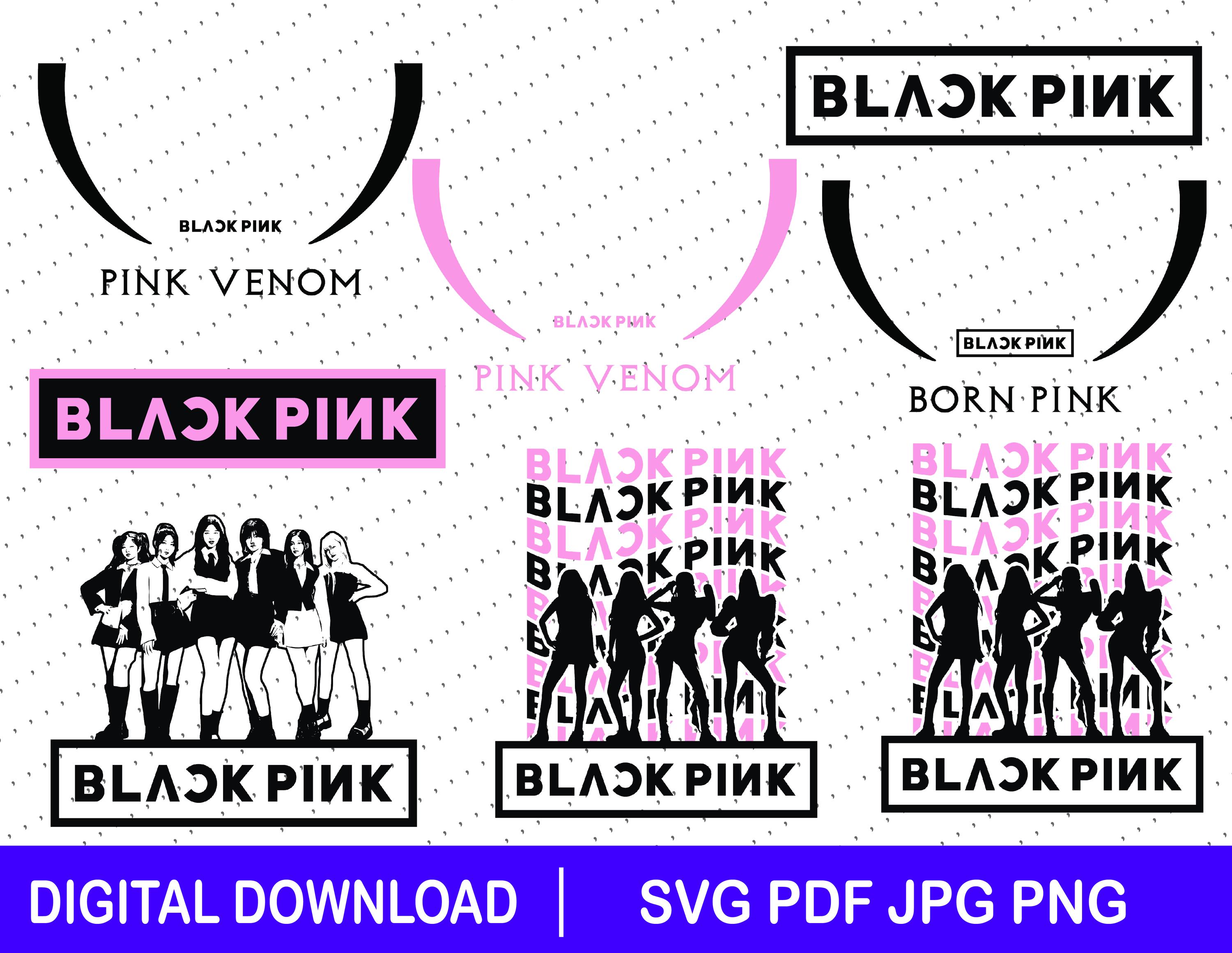 Blackpink Logos, Download File, Png, Svg, Pdf, Jpg Blackpink Gift, Kpop ...