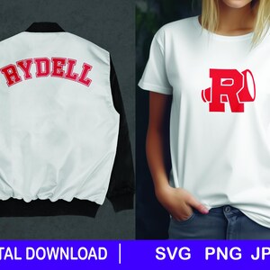 Rydell High School Cut Files, Download, Cricut, Svg, Png, Jpg, Grease ...