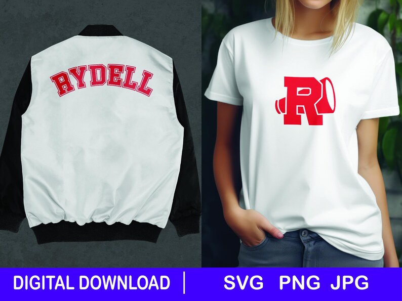 Rydell High School Cut Files, Download, Cricut, Svg, Png, Jpg, Grease ...