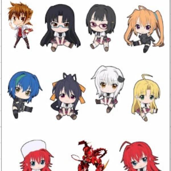 High School Dxd Card - Etsy
