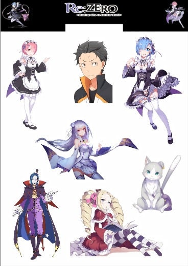 Re: Zero Sticker Sheet - Etsy