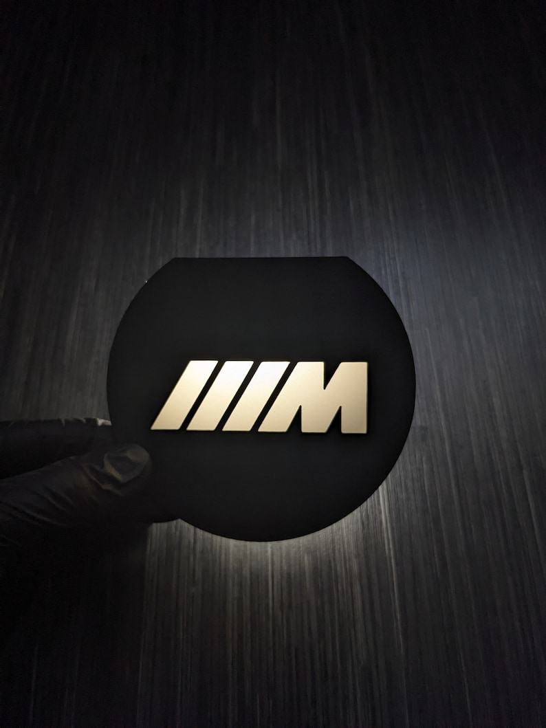 BMW E36 M Logo Black & White Headlight Decoration Covers - 2 Pcs ...