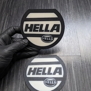 BMW E46 Hella Black & White Headlight Decoration Covers - 2 Pcs ...