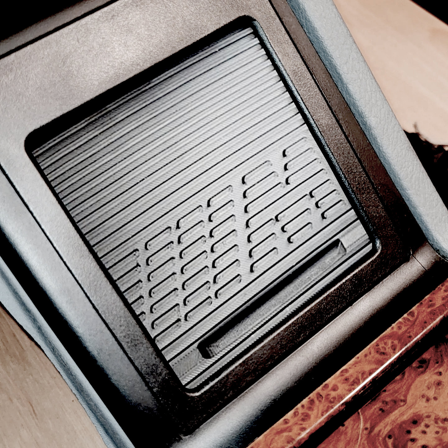 BMW Serie 5 (E39) Console Centrale M Logo Copertura Scorrevole Tenda ...