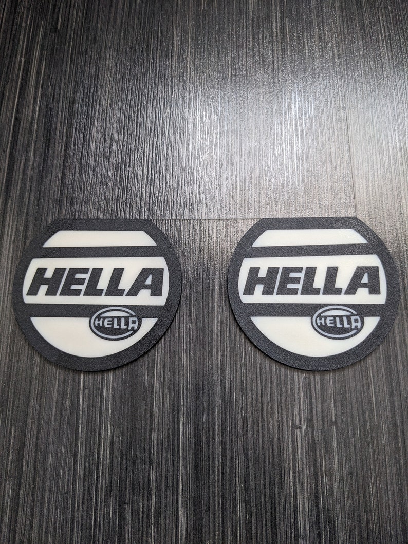 BMW E46 Hella Black & White Headlight Decoration Covers - 2 Pcs ...