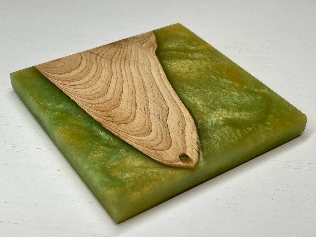 Epoxy River Coasters- Red Cedar-set of 8 - Etsy