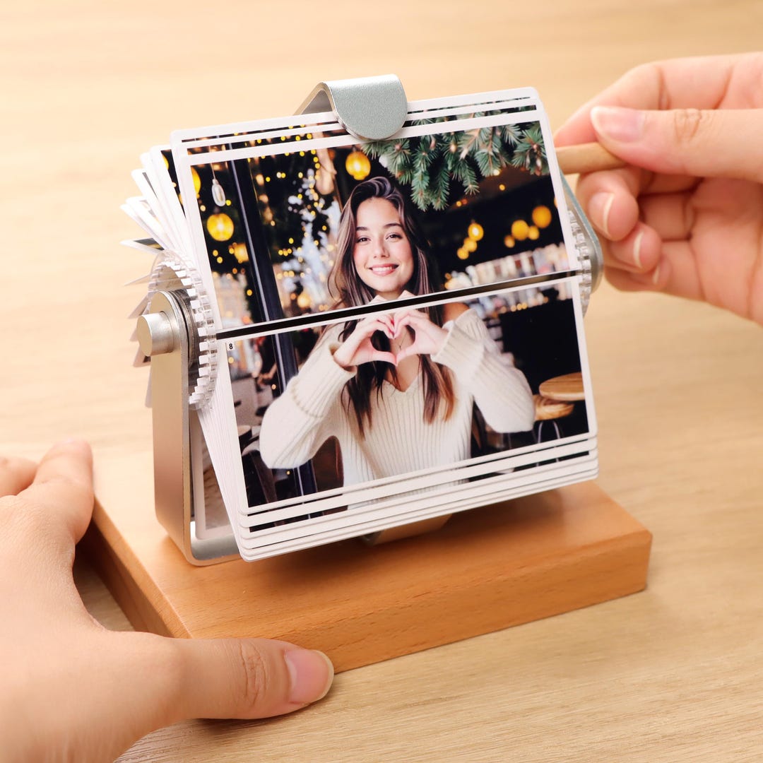 Personalized Flip Book - Photo/video Rotating Albums, Custom Movie Book ...