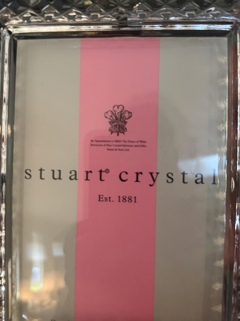 Stuart Lead Crystal Waterford Wedgewood Shaftesbury Large Picture Frame ...