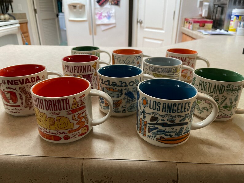Starbucks Been There Series Collectible Mugs 14 Oz - Etsy