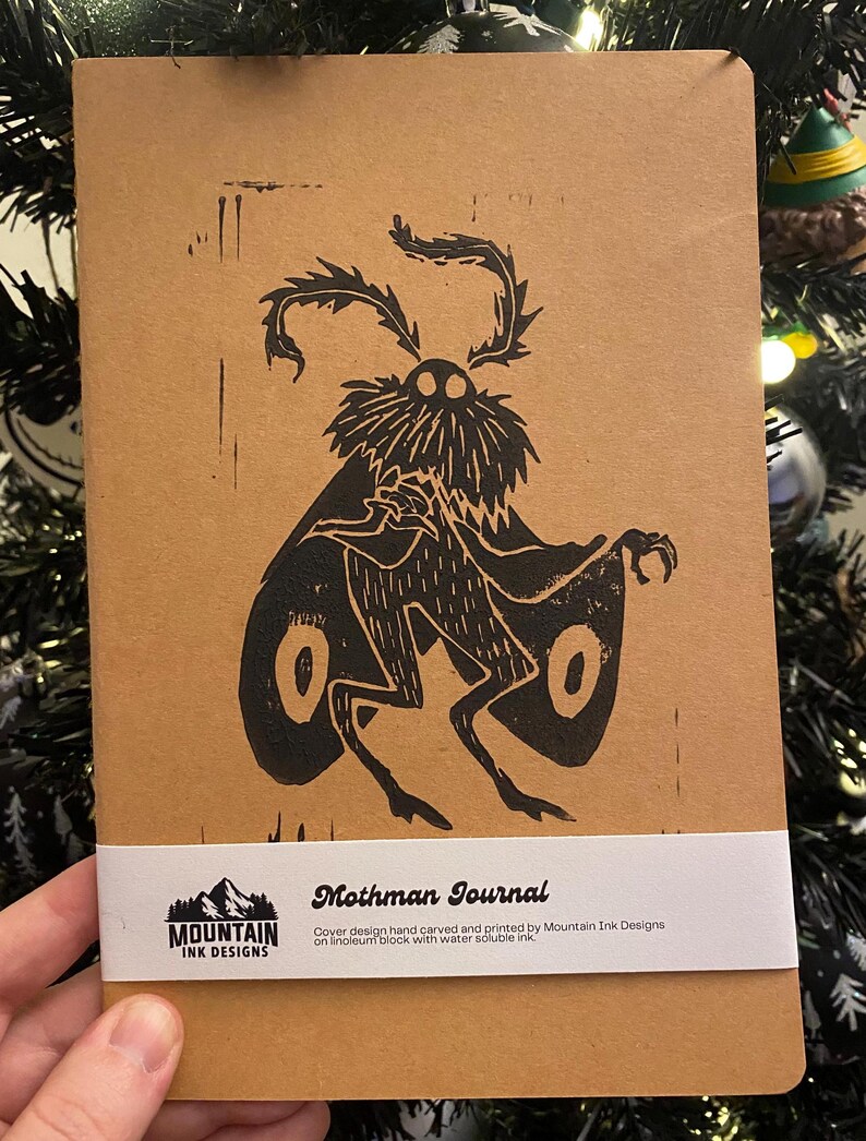 Mothman Kraft Journal - Etsy