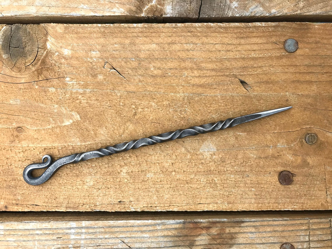 Defensive Hair Pin Forged Hair Pin That Doubles as a Weapon | Etsy
