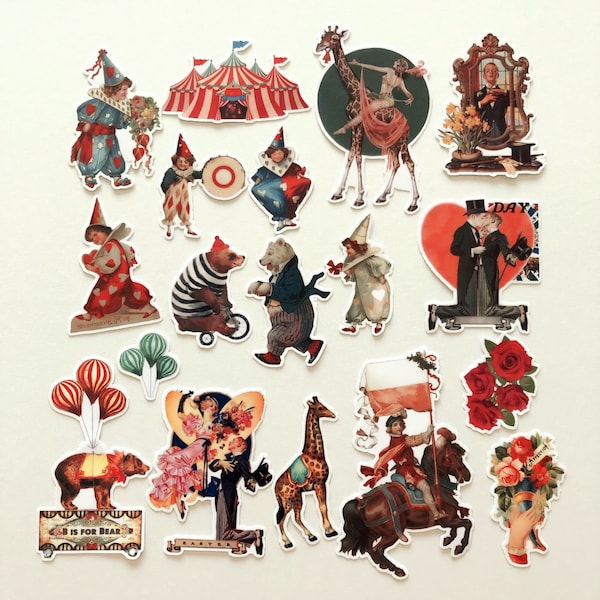 Circus Stickers - Etsy
