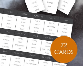 Halloween Taboo Game - Etsy